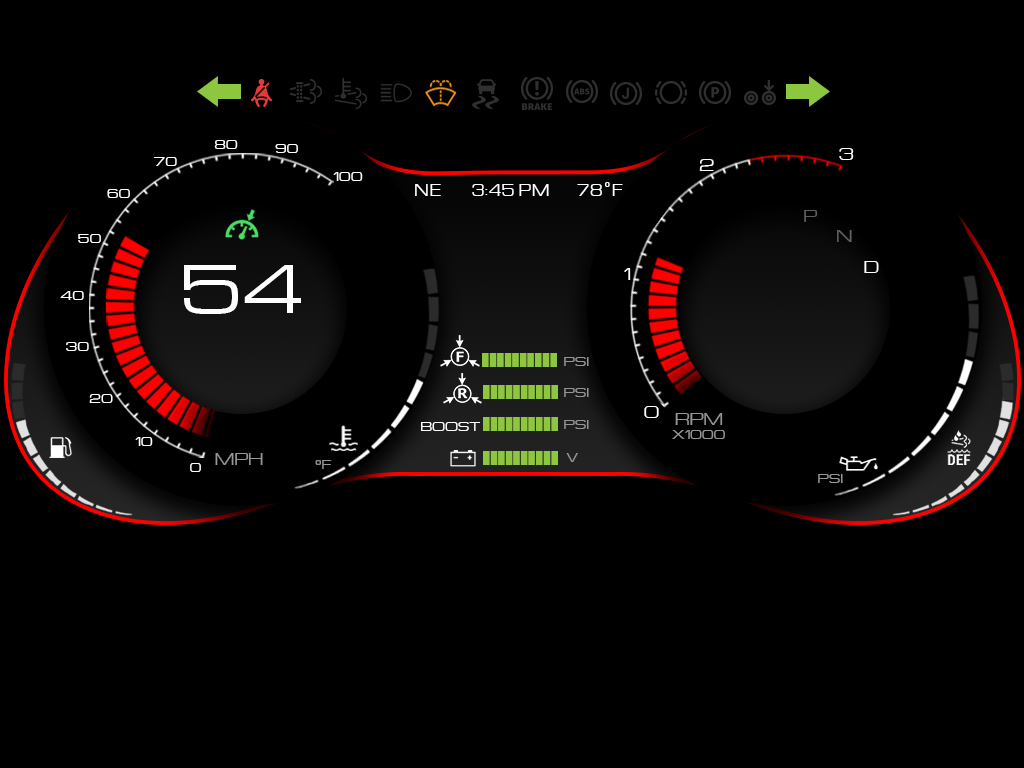 Customizable Instrument Cluster | Valid Manufacturing Ltd.™