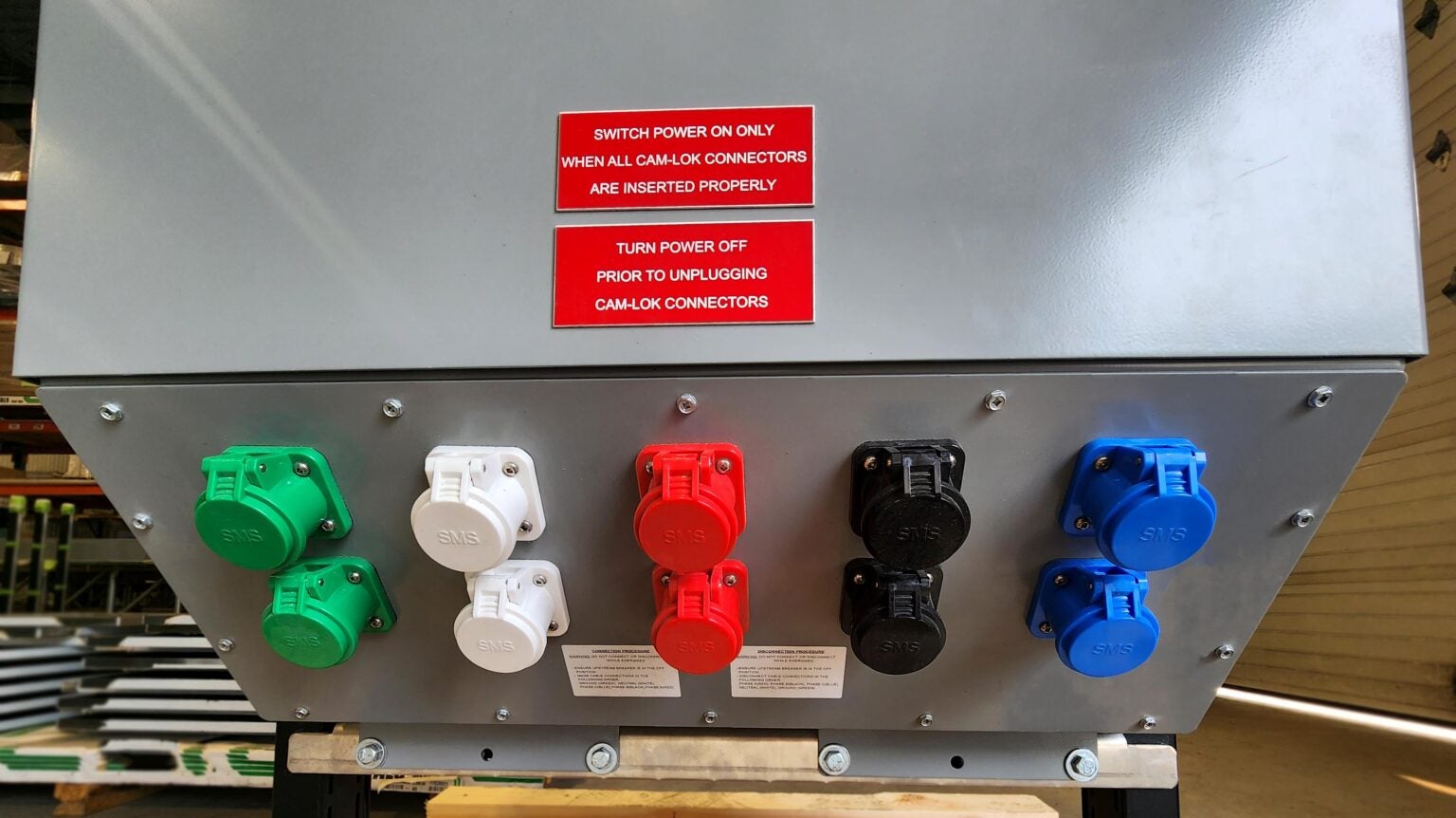 Cam-Lock & Temporary Power | Generator Tie-In Enclosure | Valid